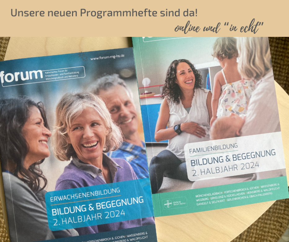 Neue Programmhefte für das zweite Halbjahr